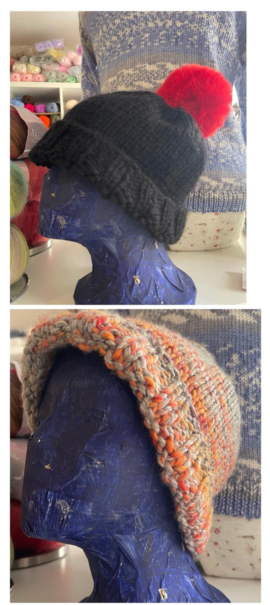 Super Chunky Hat Pattern Free – Fudge's Wool & Haberdashery